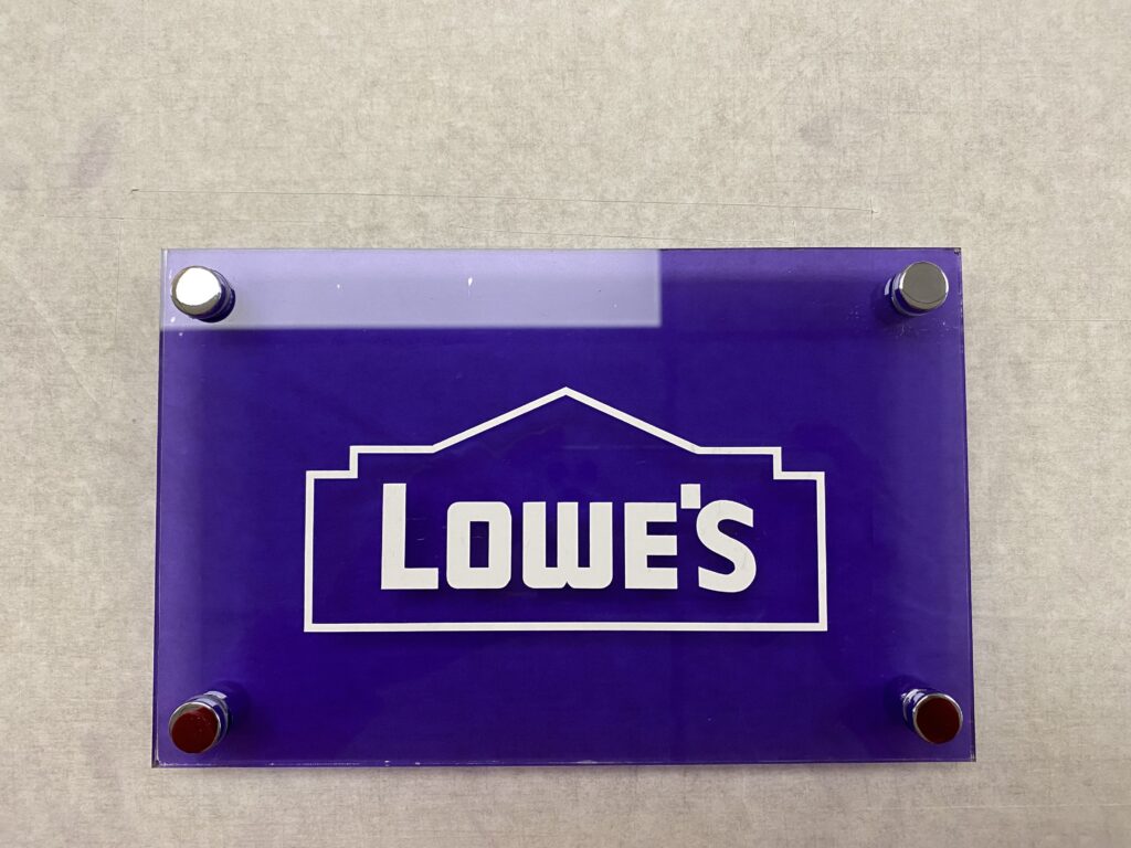 Custom Standoff Signs - Interior Wall-Mounted Acrylic Signs