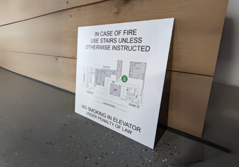 Egress Maps Signs - Evac Signage Solution for Safety and Compliance